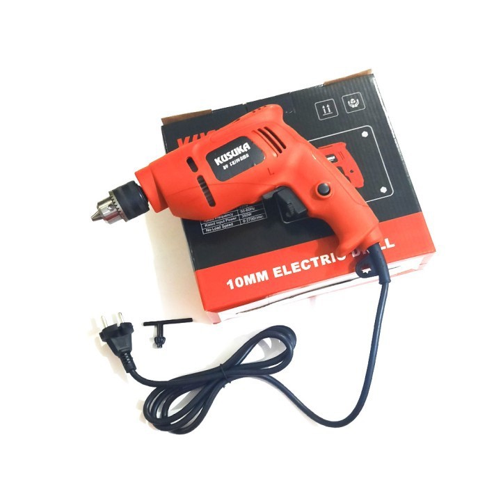Jual KUSUKA Bor 10mm Electric Drill KR-60 10 mm Mesin Bor Listrik Putaran Bolak Balik Bor Kayu ...