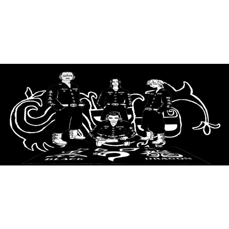 Jual Stiker Logo geng Tokyo Revengers Toman VALHALLA Tenjiku Bonten ...