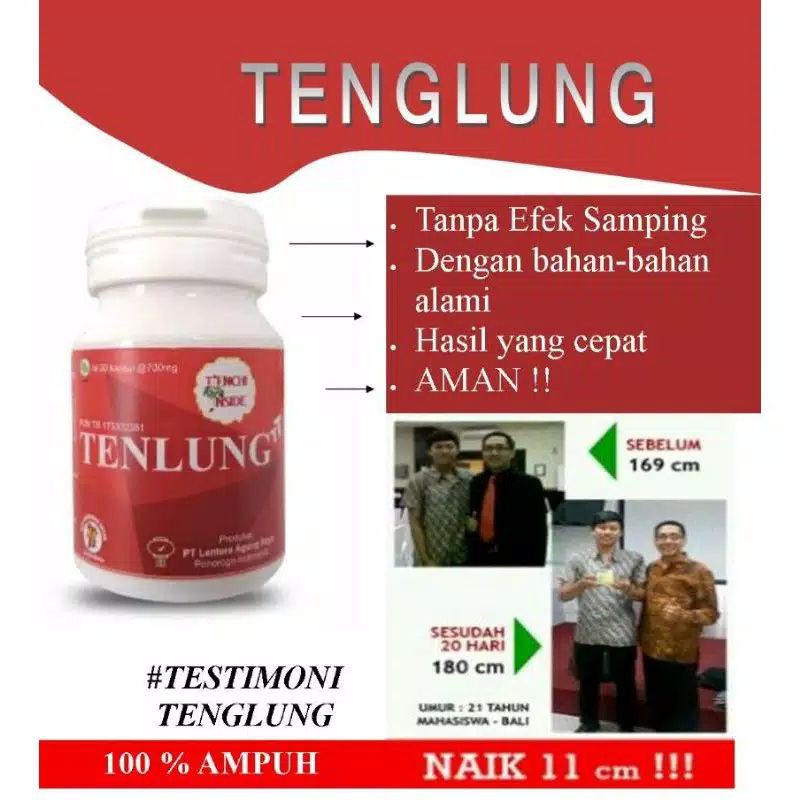 Jual Obat Peninggi Badan paling Ampuh - Tenlung Peninggi Badan Alami ...