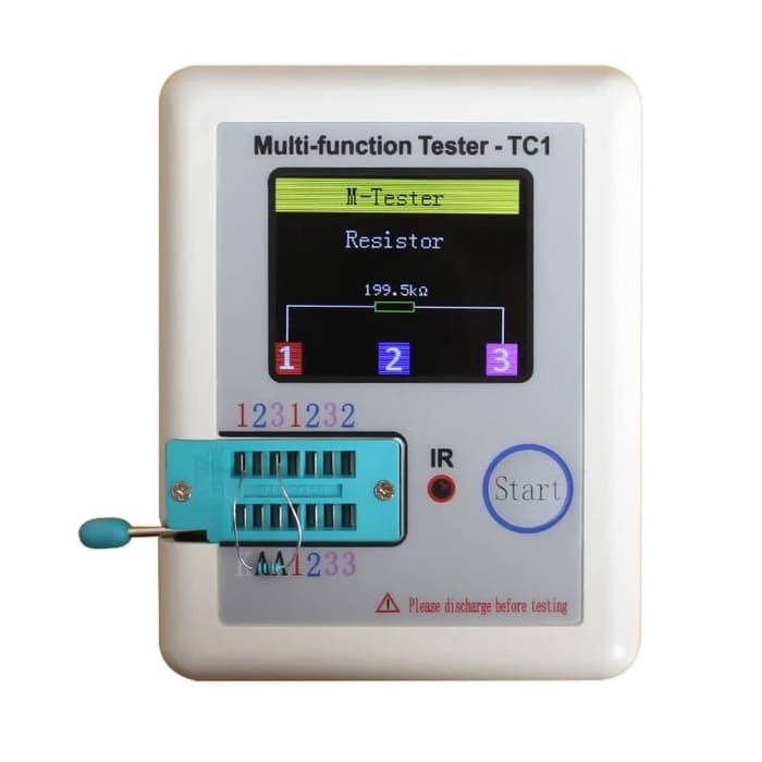 Jual Multi Function Tester Tc1 Transistor Tft Diode Triode Capacitance Meter Lcr Esr Shopee