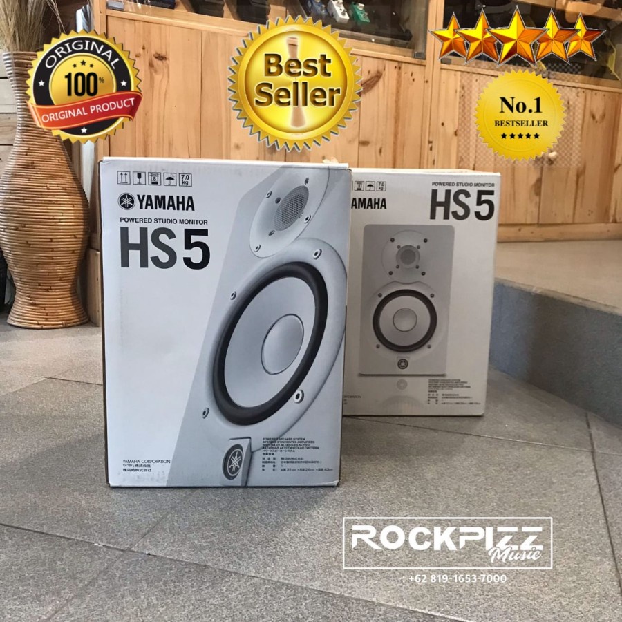 Jual YAMAHA HS5 WHITE SPEAKER MONITOR | Shopee Indonesia
