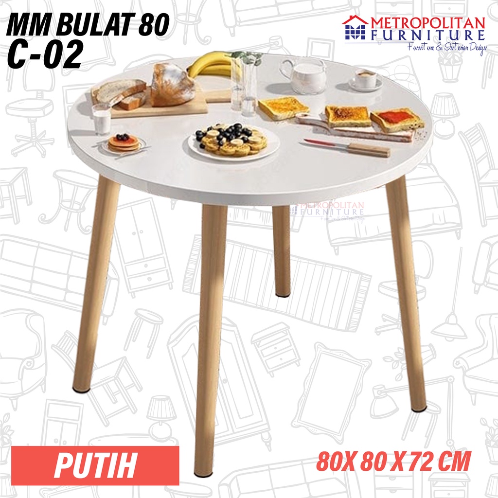 Jual Meja Makan Cafe Minimalis Modern Dining Table | Shopee Indonesia