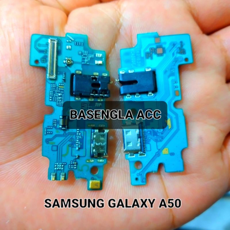 Jual flexible konektor cas papan cas connector charger Samsung galaxy a50 + ic original | Shopee ...