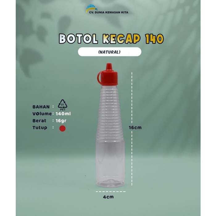 Jual Botol Kecap 140 ml 1 PACK isi 170 pcs - Botol Plastik | Shopee ...