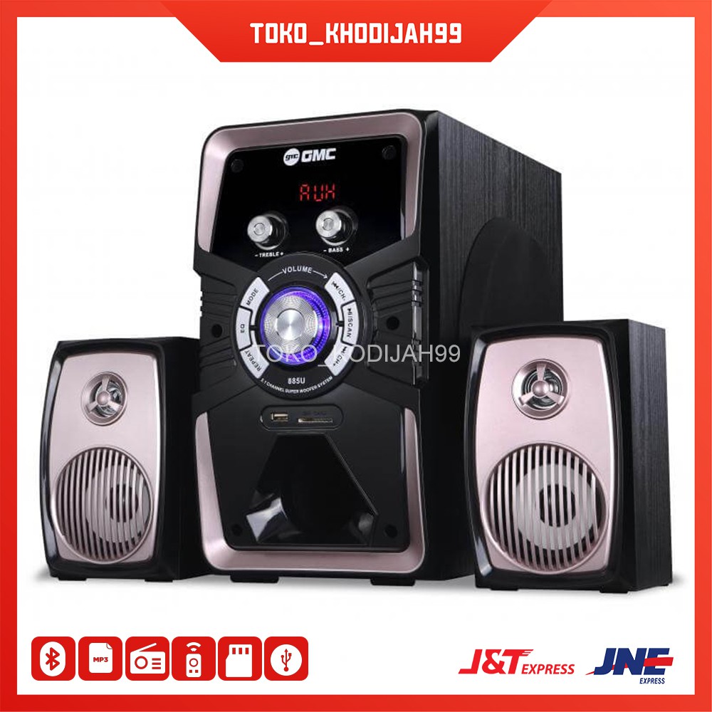 Jual SPEAKER AKTIF GMC 885u Multimedia Bluetooth SPEAKER | Shopee Indonesia
