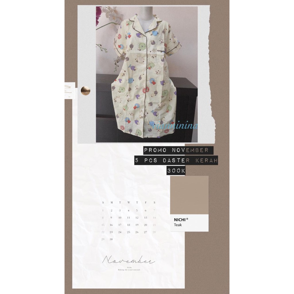 Jual paket 5 daster kerah random ( bisa pilih yang karakter atau yang b ...