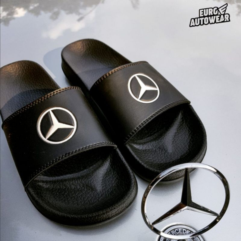 Jual Sendal Flip Flop Mercedes Benz Black | Shopee Indonesia