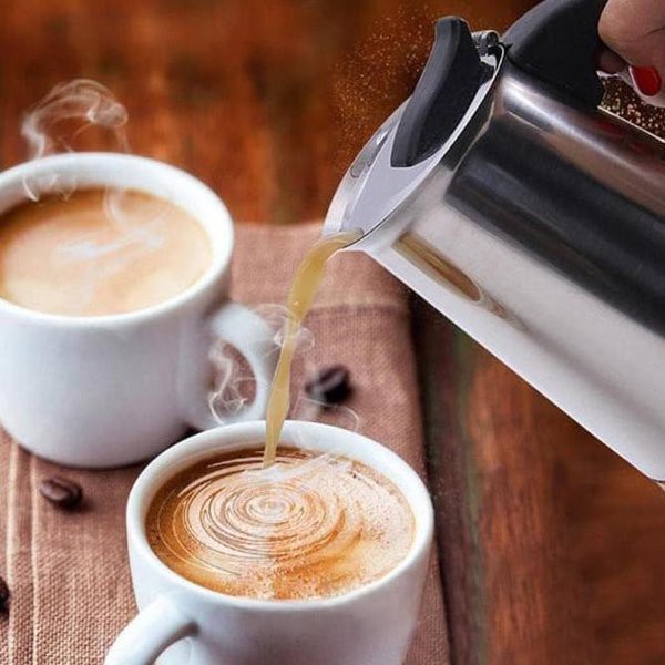Jual 300mili Teko Kopi Moka Pot Stainless Espresso Coffee Maker ...