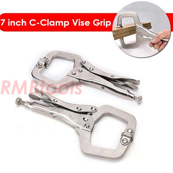 Jual [7inch] Tang Jepit Buaya Catok / Tang Locking Plier C Clamp 7 ...
