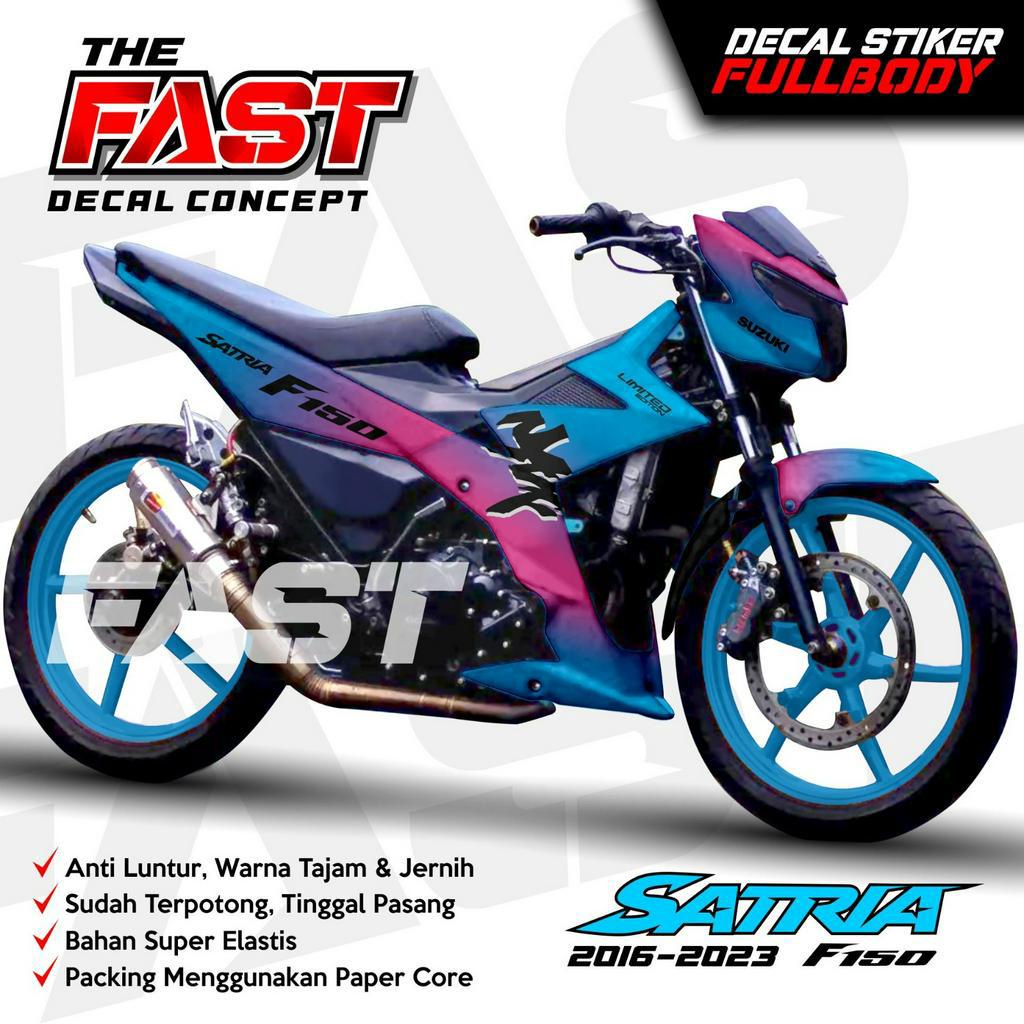 Jual TERBARU Decal Satria FU 150 Stiker Variasi Motor Satria F150 Full ...