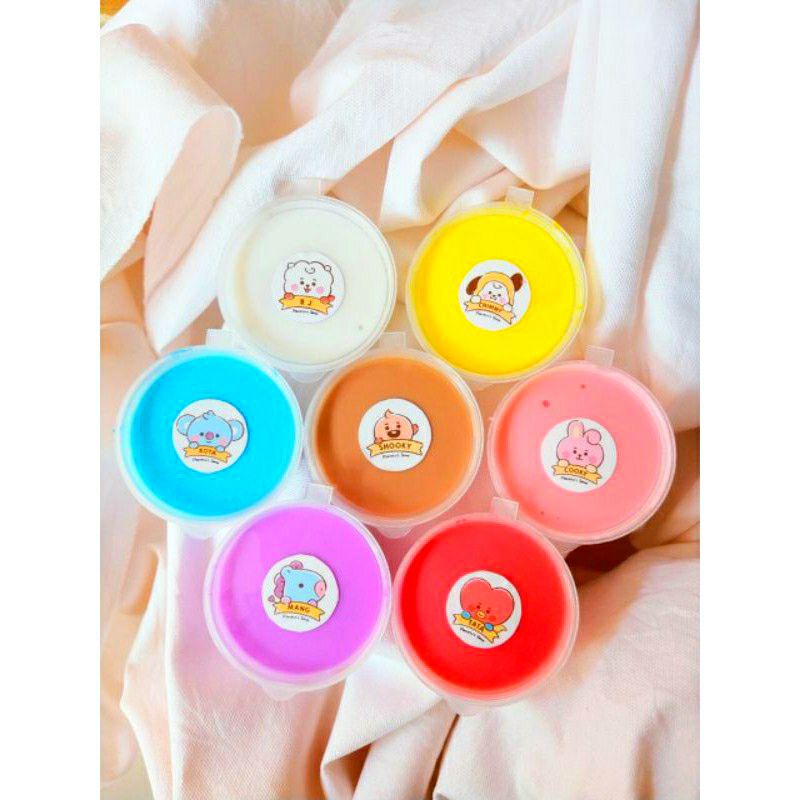 Jual BT21 BTS SLIME SERIES TOFU SUPER LEMBUT & TIDAK LENGKET MURAH 35GR ...