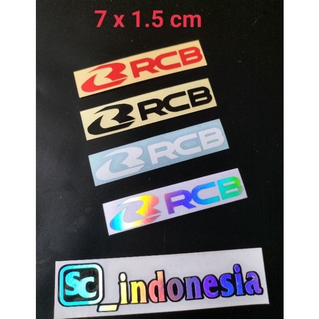 Jual STIKER CUTTING RCB KALIVER | Shopee Indonesia