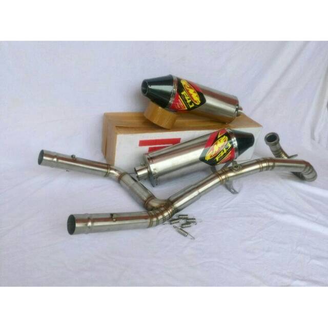 Jual Knalpot FMF Double Kanan Kiri Full Set Honda CRF 250 Rally Full ...
