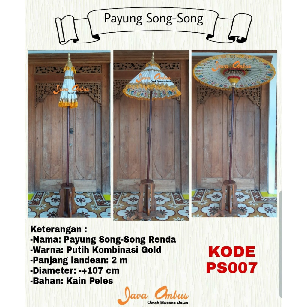 Jual Payung | Payung Songsong | Payung songsong agung | Payung Kraton ...