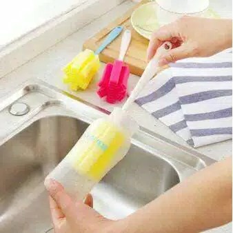 Jual Busa Pembersih Gelas Dan Botol Tongkat Spons Pembersih Dan Pencuci ...
