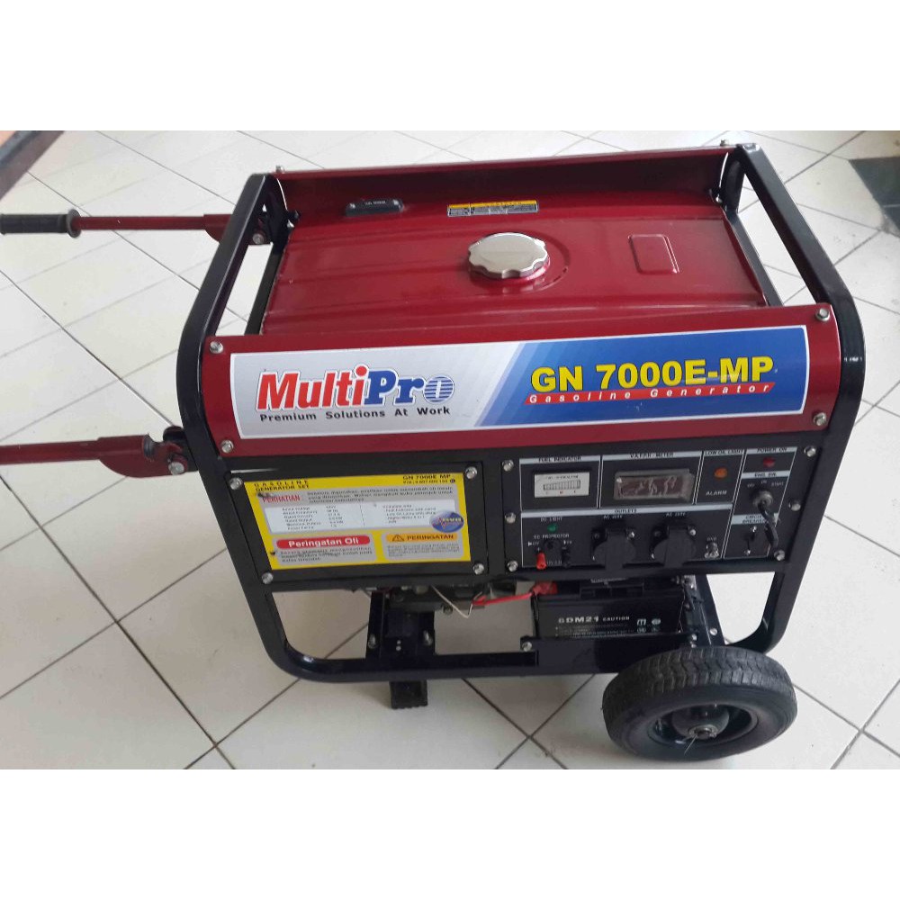 Jual Mesin Genset Bensin gasoline Multipro GN7000E-MP Multipro GN 7000E-MP | Shopee Indonesia
