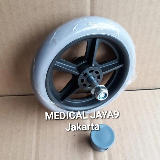 Jual RODA DEPAN KURSI RODA TRAVEL UKURAN 12.5cm BAN SPAREPART SUKU ...