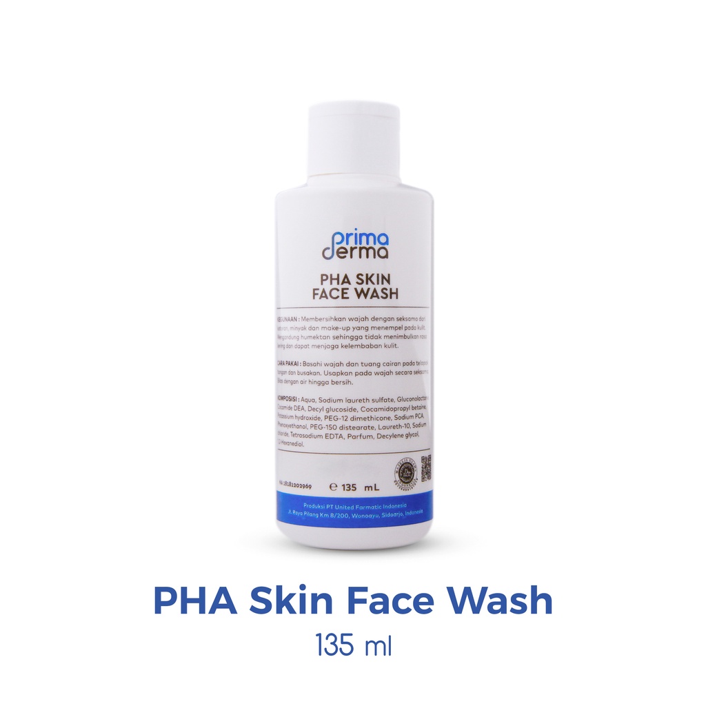 Jual Primaderma PHA Skin Face Wash 135ml - Sabun Untuk Kulit Sensitif ...