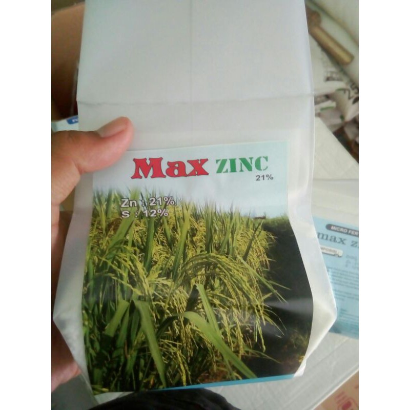 Jual Nutrisi Pupuk MAX ZINC 21 Persen Untuk Semua Tanaman | Shopee ...
