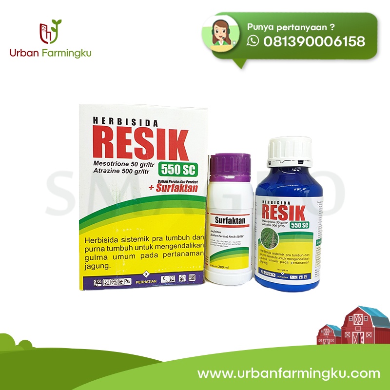Jual Herbisida Selektif RESIK 1 LITER Obat Rumput Jagung | Shopee Indonesia