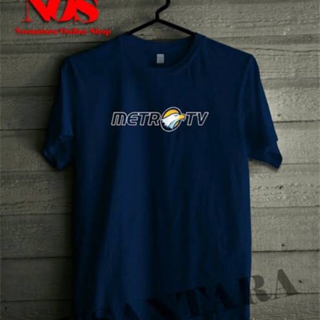 Jual KAOS METRO TV BAJU DISTRO TSHIRT STASIUN TV BERITA INDONESIA ...