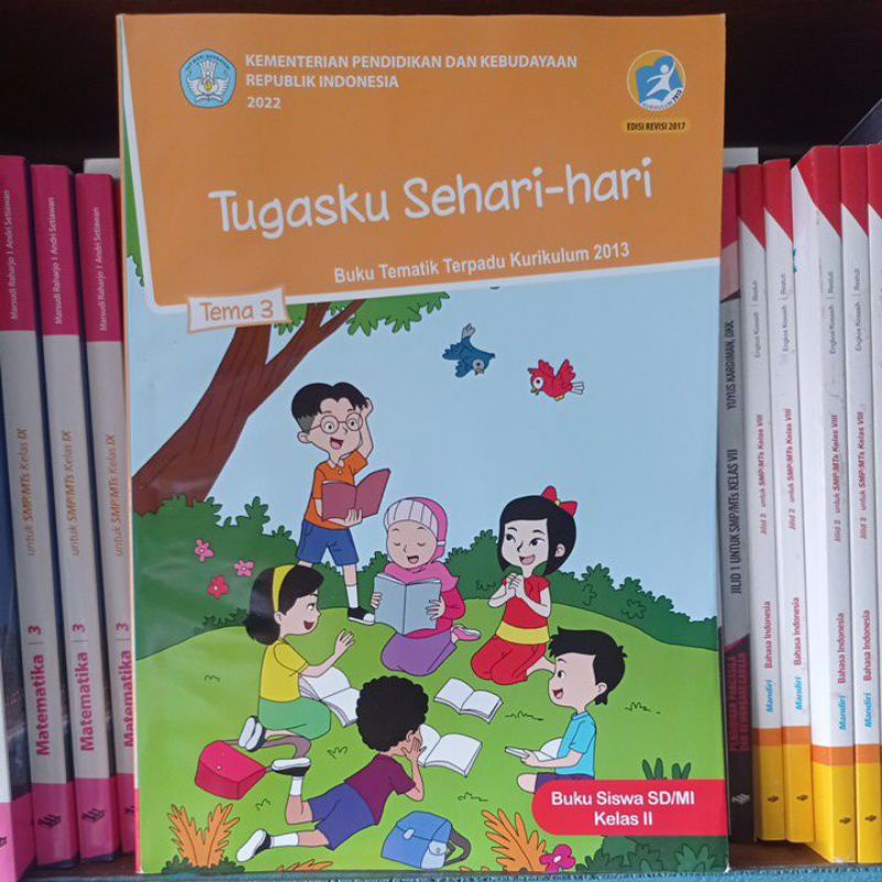 Jual Buku Tematik untuk SD/MI kelas 2 tema 3 penerbit kementerian ...