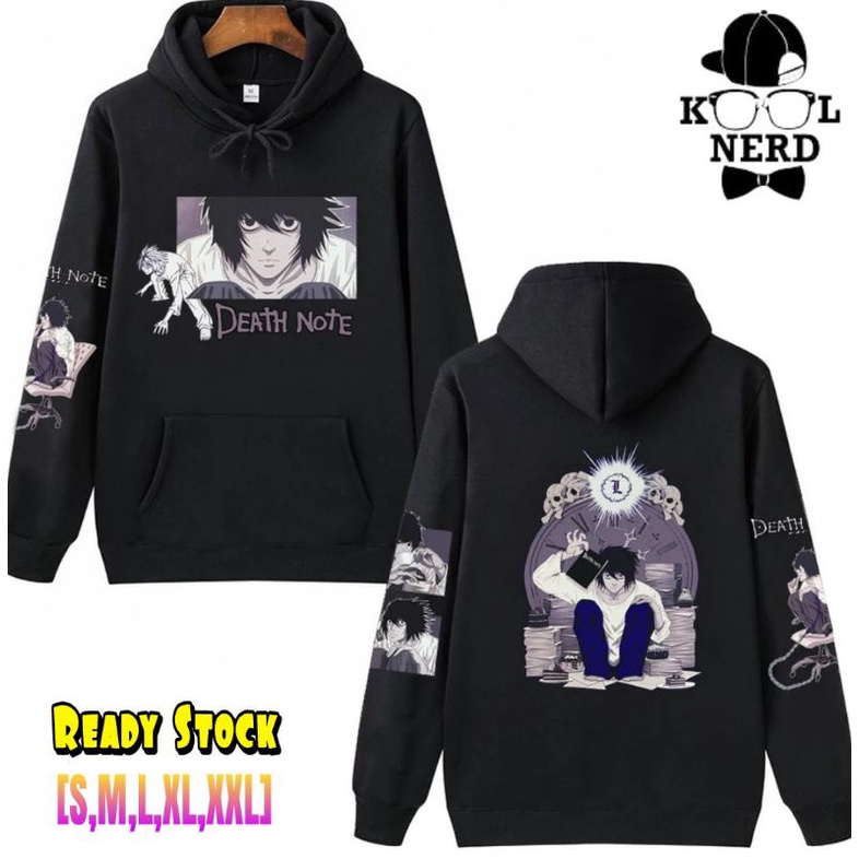Jual LAWLIET L DEATH NOTE ANIME MANGA JEPANG HOODIE COSPLAY PRIA KEREN ...
