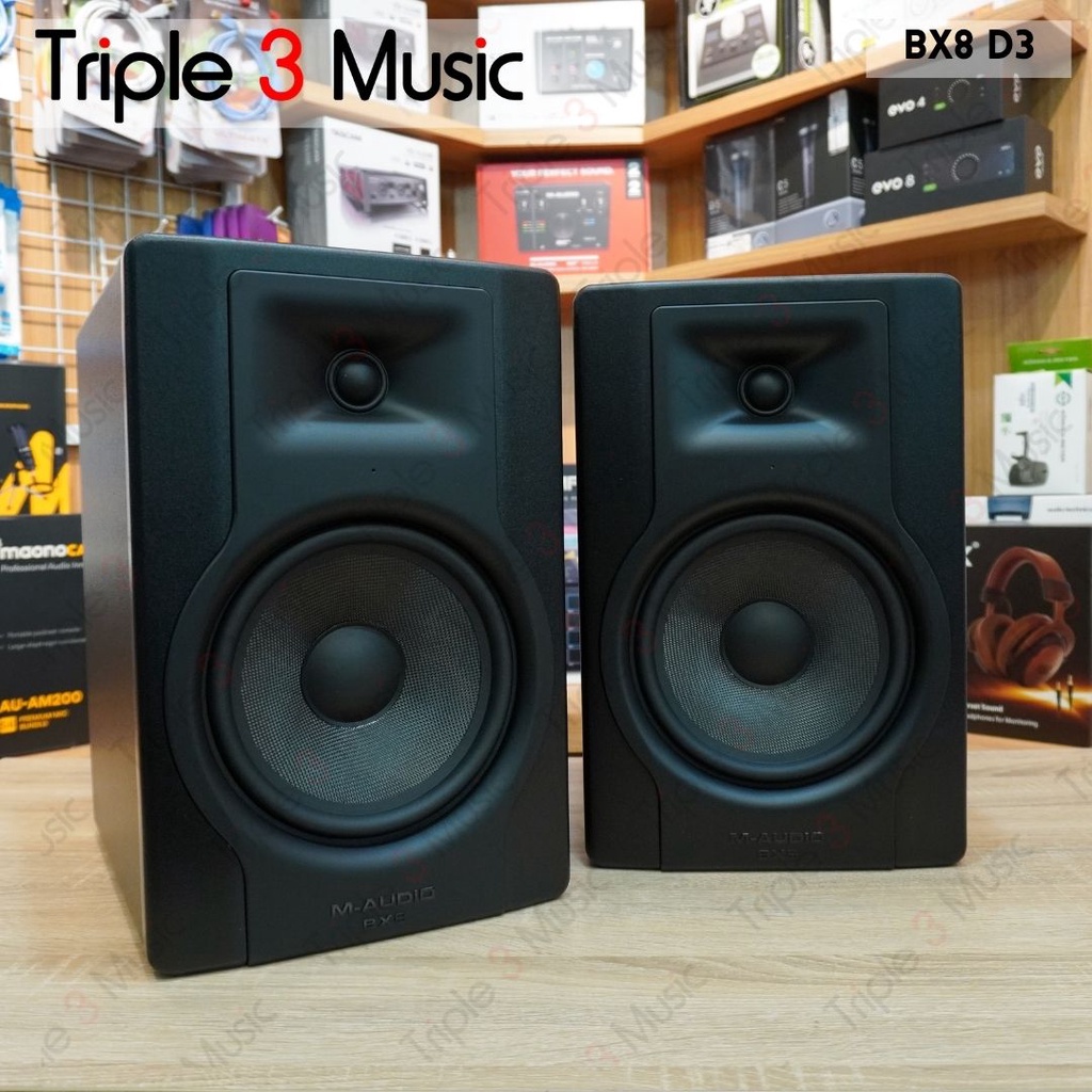 Jual M-AUDIO BX8 D3 Speaker Monitor 8 inch Flat recording | Shopee ...