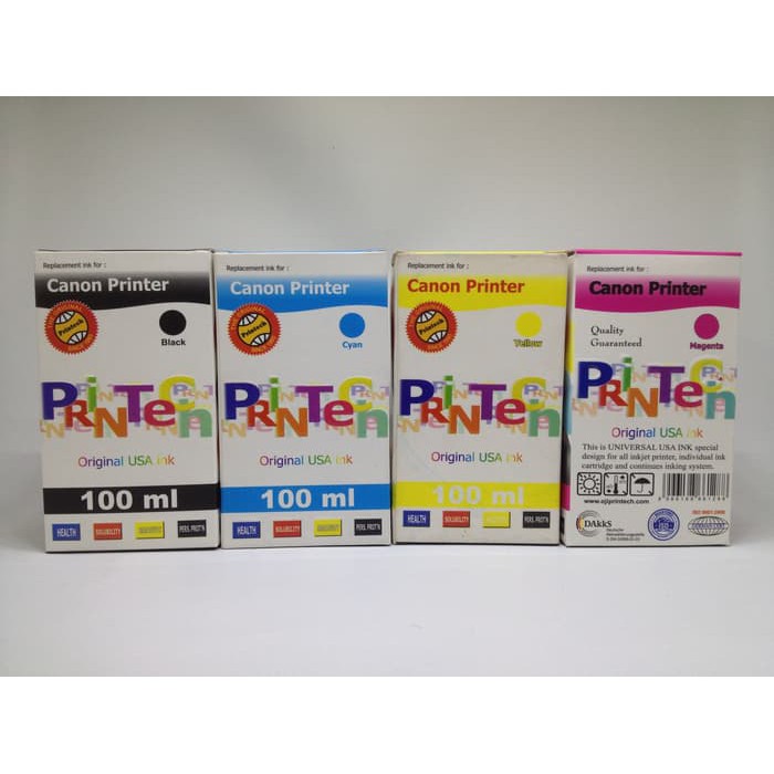 Jual TINTA PRINTER PRINTECH TINTA BOTOL 100 ML FOR CANON OR EPSON ...