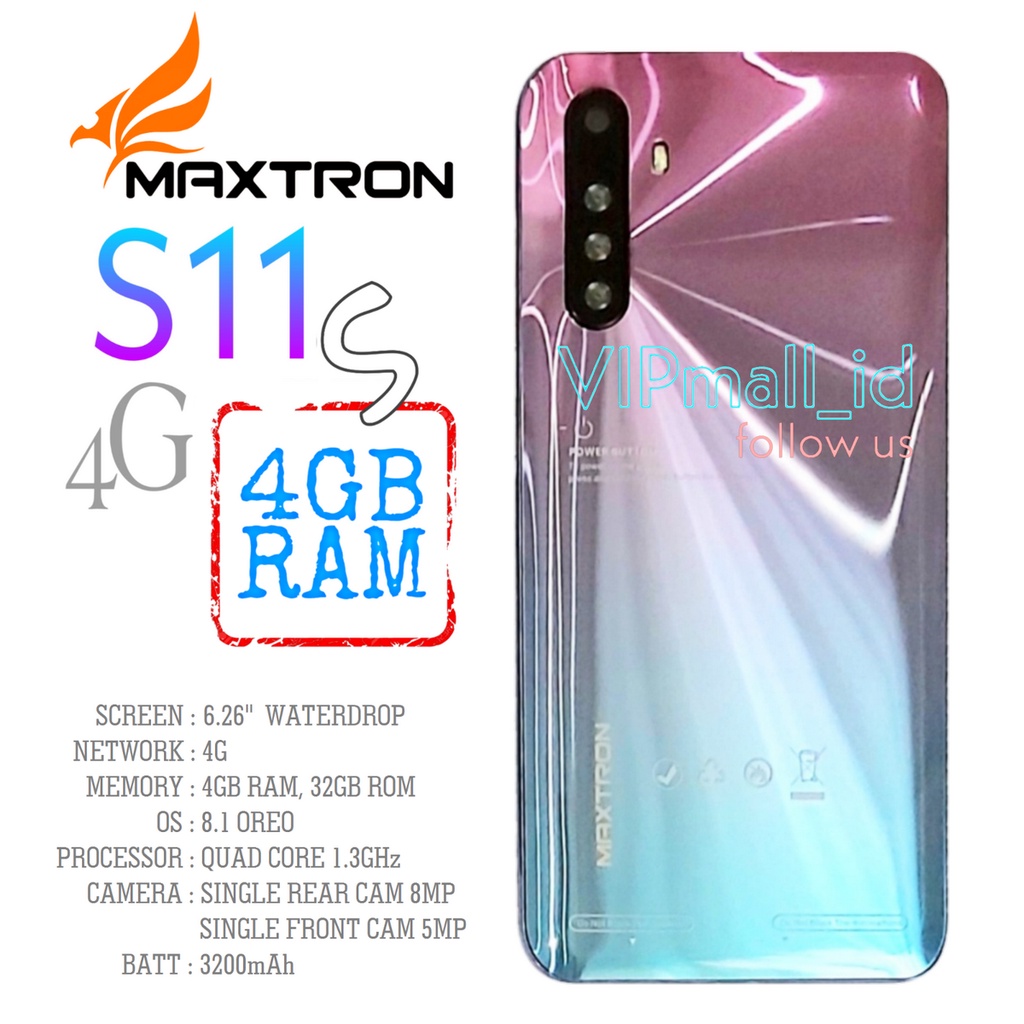 Jual MAXTRON S11s 4G RAM 4GB - GARANSI RESMI - HP MAXTRON S11 s - HP ...