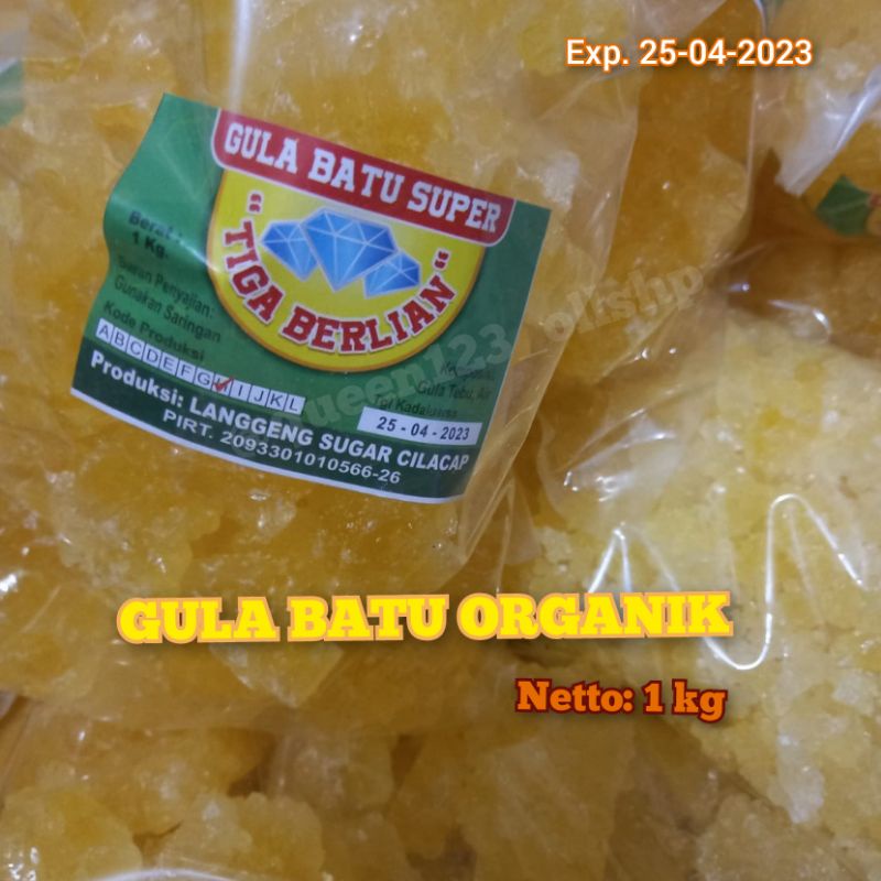 Jual Gula Batu Kuning Organik Asli @1 kg | Shopee Indonesia