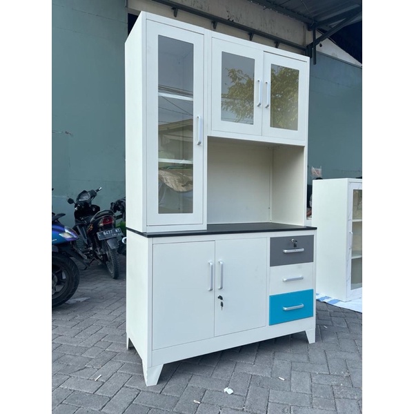 Jual Kitchen Cabinet Besi - Kitchen Set Besi - Lemari Dapur Besi 335GW ...