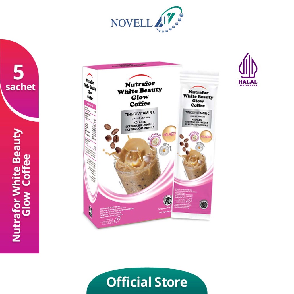 Jual Nutrafor White Beauty Coffee / GLAM Coffee / GLOW Coffee | Shopee ...