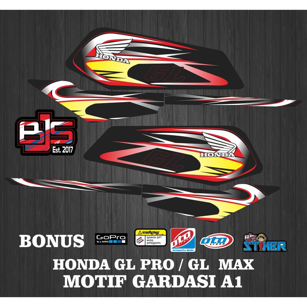 Jual Striping gl pro - Stiker Decal GL Pro max gradasi A1 | Shopee ...