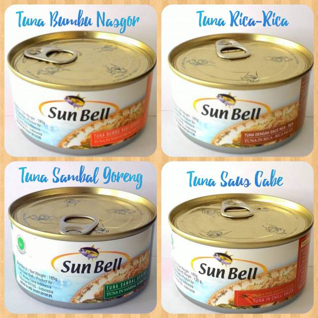 Jual sunbell tuna kaleng dengan varian rasa | Shopee Indonesia