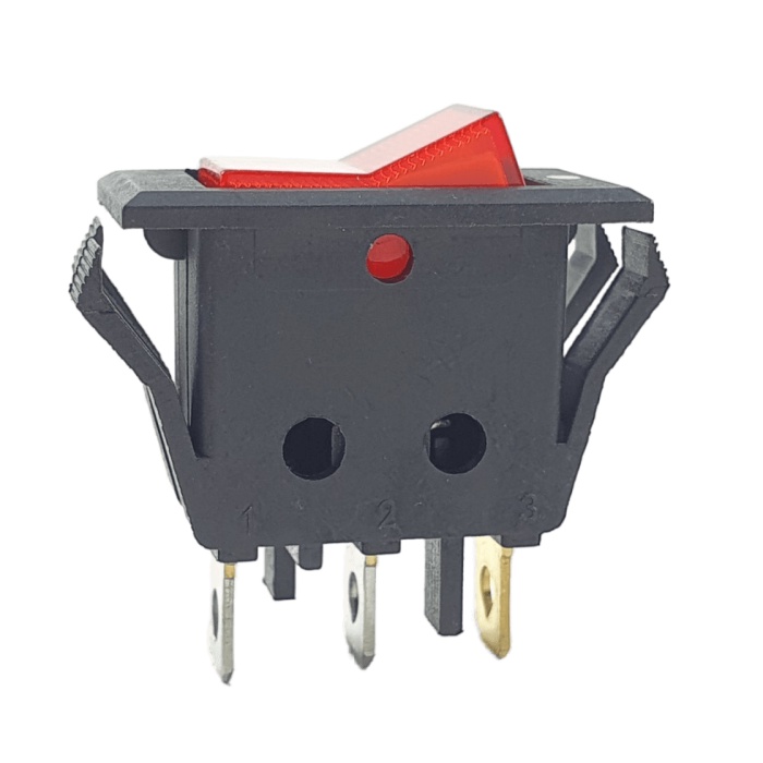 Jual Saklar 3 pin On Off Tombol Rocker 2 Posisi Lampu Power Switch 3pin ...