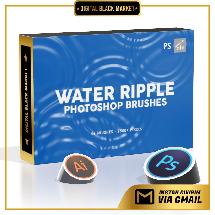 Jual ID1021 - 45 Water Ripple Photoshop Brushes | Shopee Indonesia