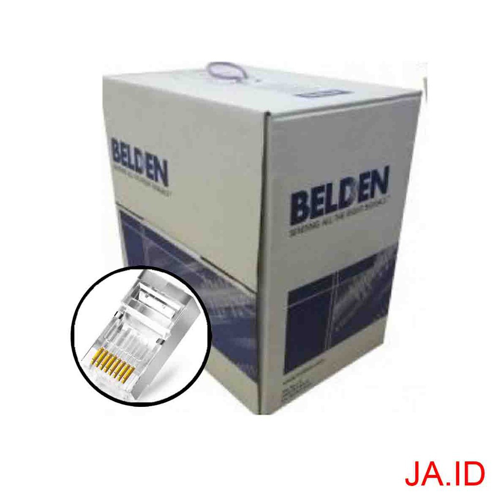 Jual KABEL LAN / KABEL UTP BELDEN USA CAT5E / CAT 6 METERAN | Shopee ...