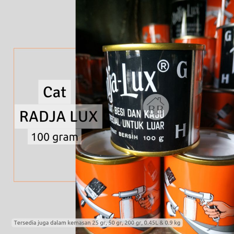 Jual Cat Kayu dan Besi Radja Lux 100 GR Banyak Warna | Shopee Indonesia