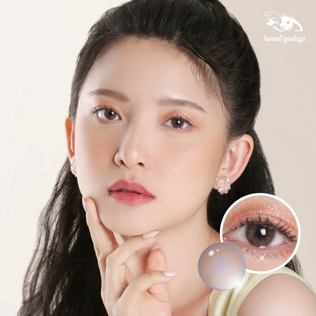 Jual KawaiGankyu Softlens - Princess Vonvon Brown (1botol/SETENGAH ...