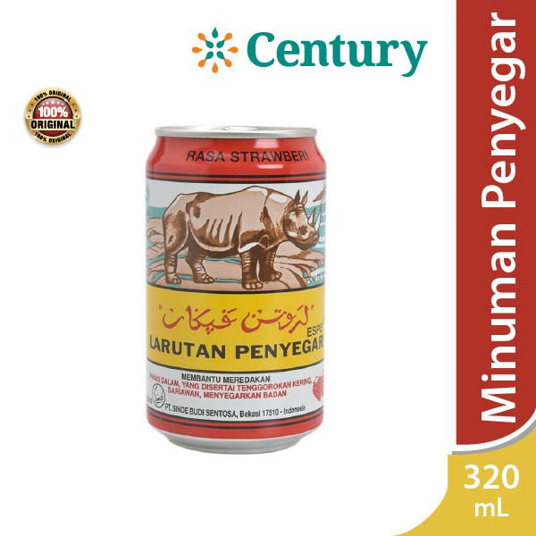 Jual Larutan Cap Badak Kaleng Strawberry 320ml | Shopee Indonesia