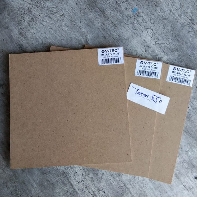 Jual V-TEC BOARD MDF 20 X 20 (9mm) | Shopee Indonesia