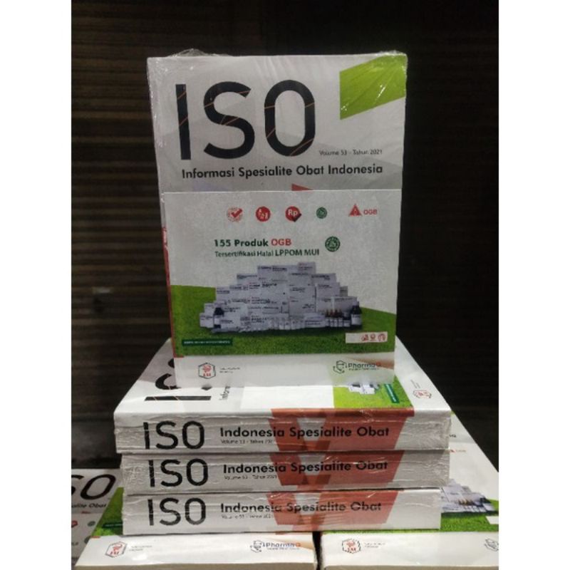 Jual ISO Obat volume 52 tahun 2018/2019 dan iso volume 53 tahun 2021 ...