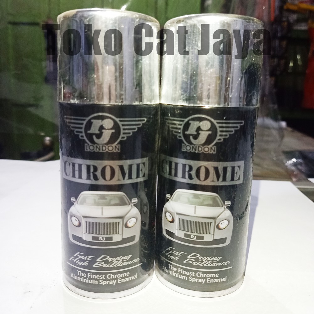 Jual PILOX RJ LONDON CHROME kecil (cat semprot/cat spray) 150 cc/150ml ...