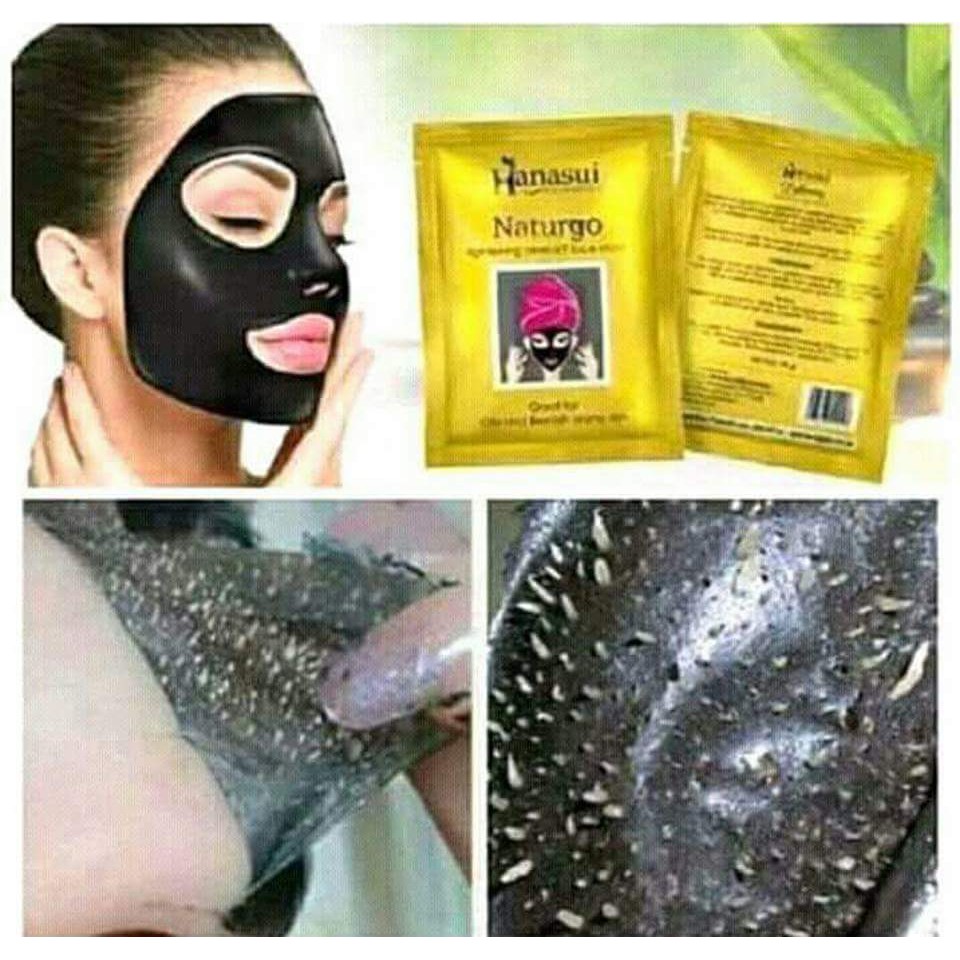 Jual Masker Lumpur Hanasui Naturgo (ECER) | Shopee Indonesia