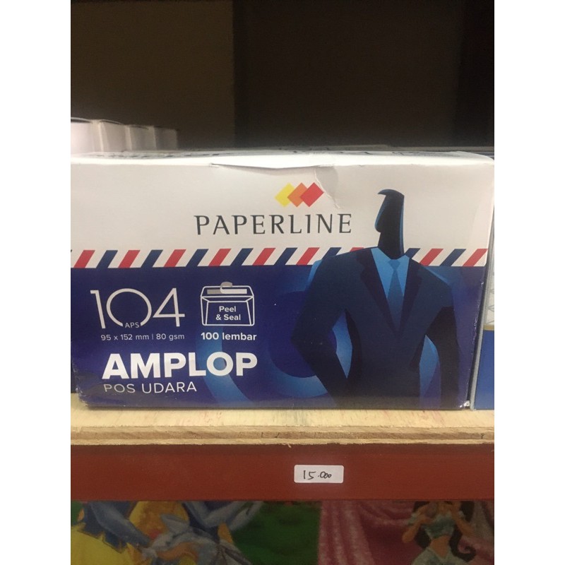 Jual AMPLOP PAPERLINE 104 APS 80GSM 1 pack ISI 100 LEMBAR | Shopee ...