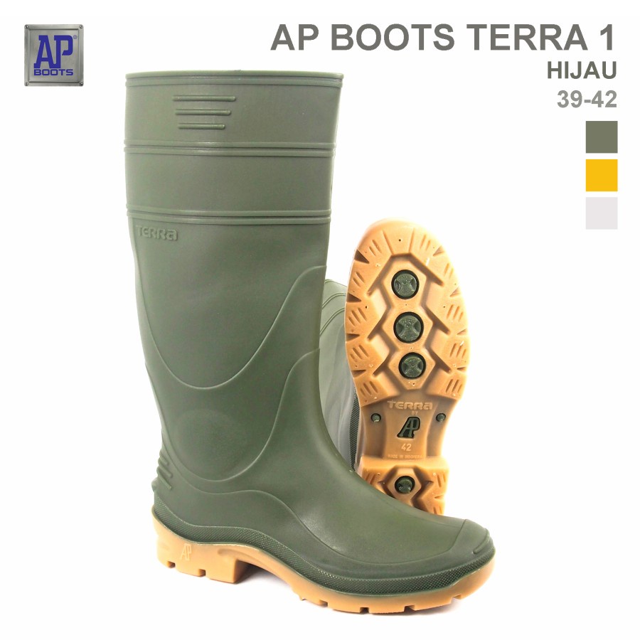 Jual Sepatu Boot Tinggi AP BOOTS AP TERRA 1 Kontruksi Proyek Perkebunan ...