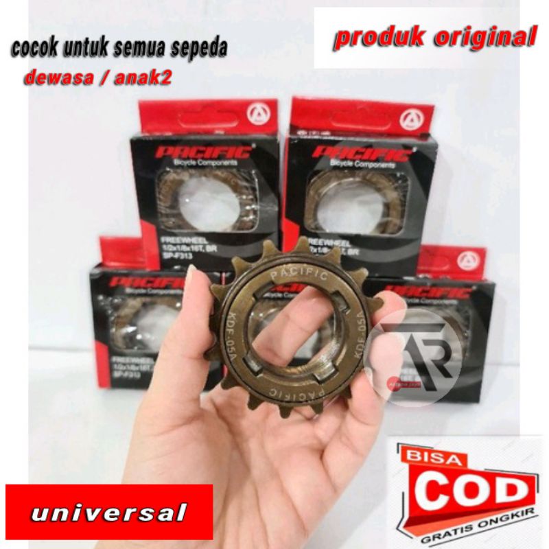 Jual freewheel 16T/18T gir belakang sepeda 16T / 18T universal semua sepeda produk original ...