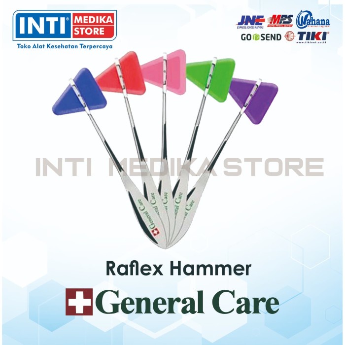 Jual emergency-sakit-rumah-peralatan- general care reflex hammer / palu ...