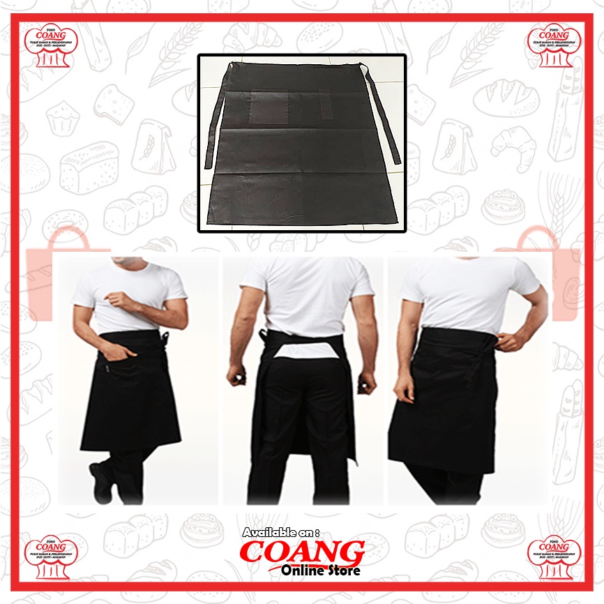 Jual APRON#1 SETENGAH BADAN - CELEMEK BARISTA + KANTONG BARISTA ...